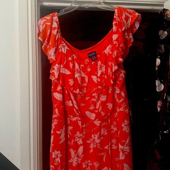 Caribbean Joe | Dresses | Caribbean Joe Maxi Dress Beautiful Orange ...